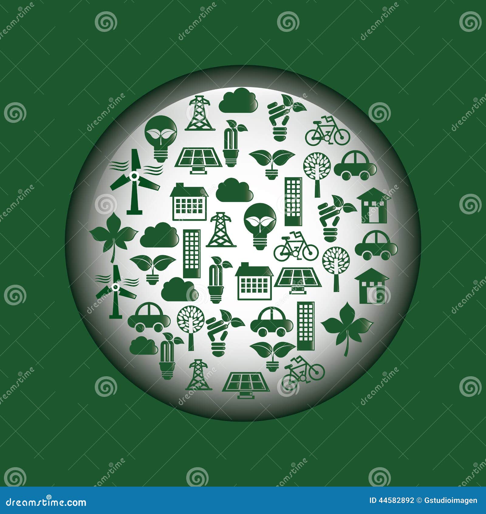 Energy graphic stock vector. Illustration of idea, natural - 44582892