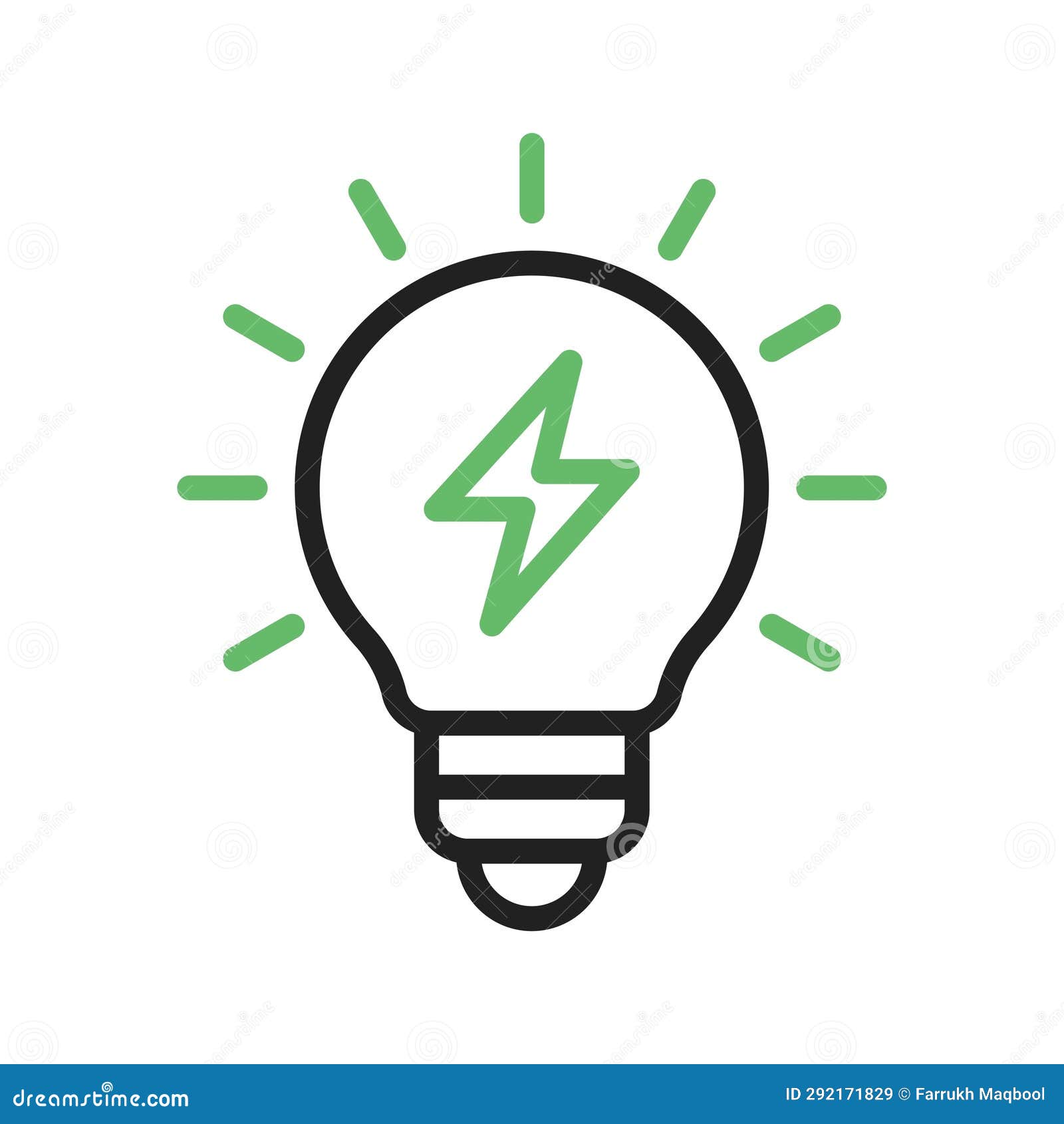 Energy icon vector image. stock vector. Illustration of energy - 292171829
