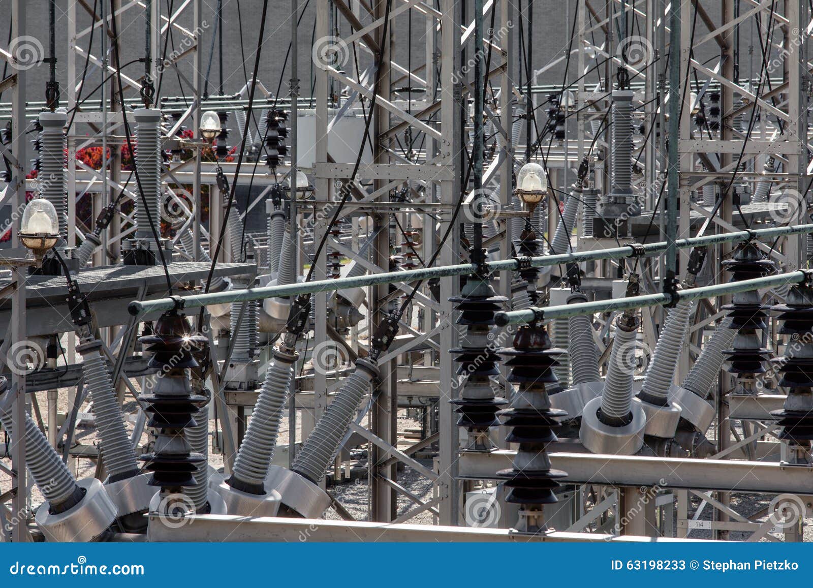 Energy Industry Confusing Wiring Background Stock Image - Image of ...