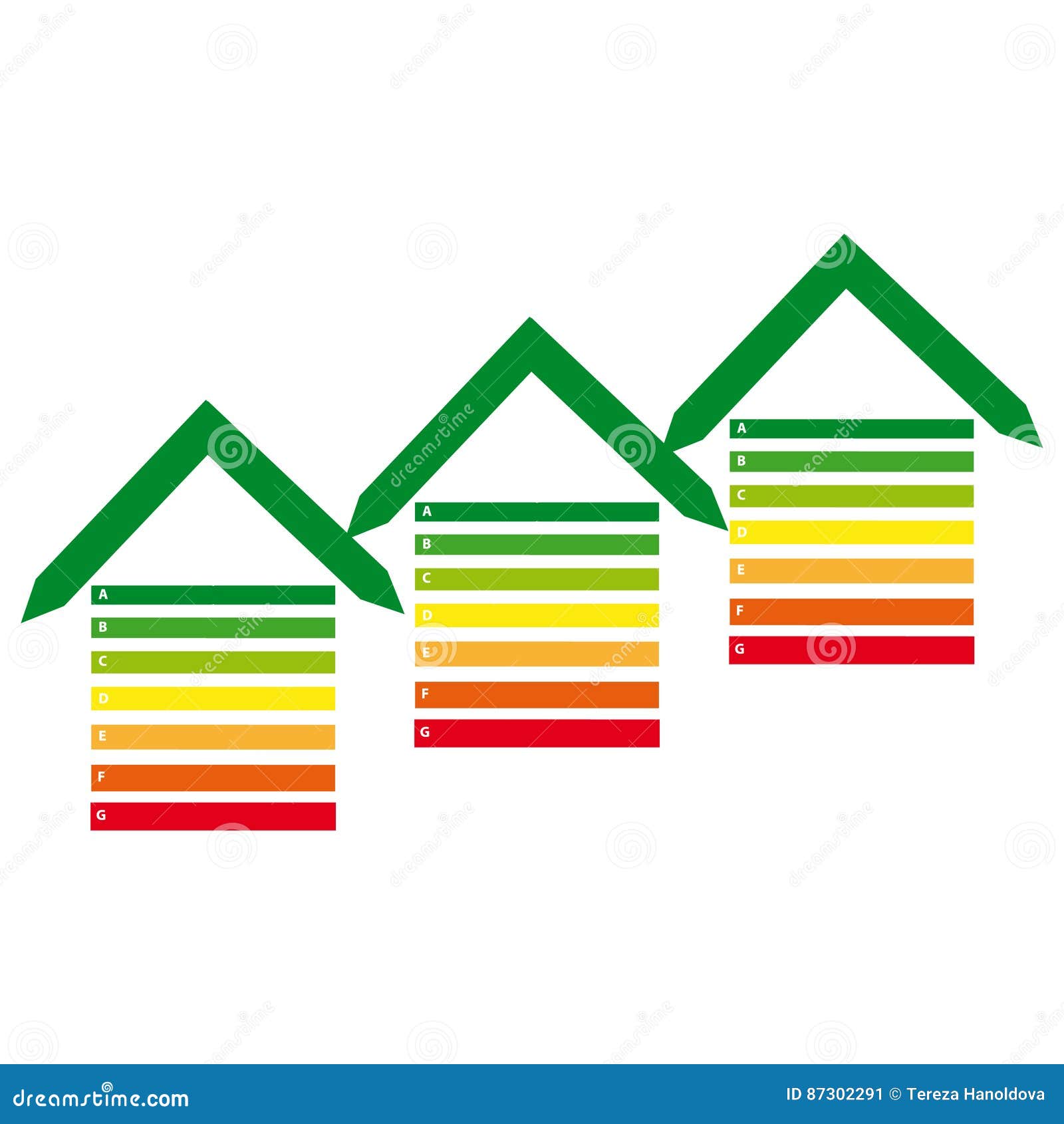 Energy Labels on White Background Stock Vector - Illustration of ...