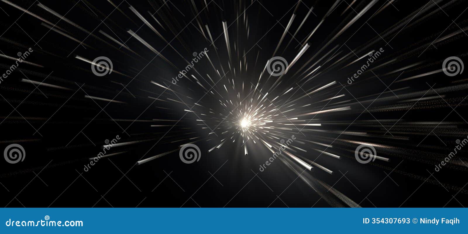 Energy Light Beam Explosion Background, Bright Stock Illustration ...