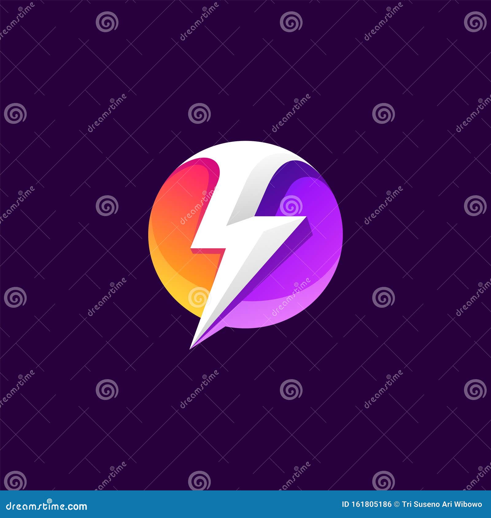 Energy Logo Design Vector Illustration Stock Vector - Illustration of ...