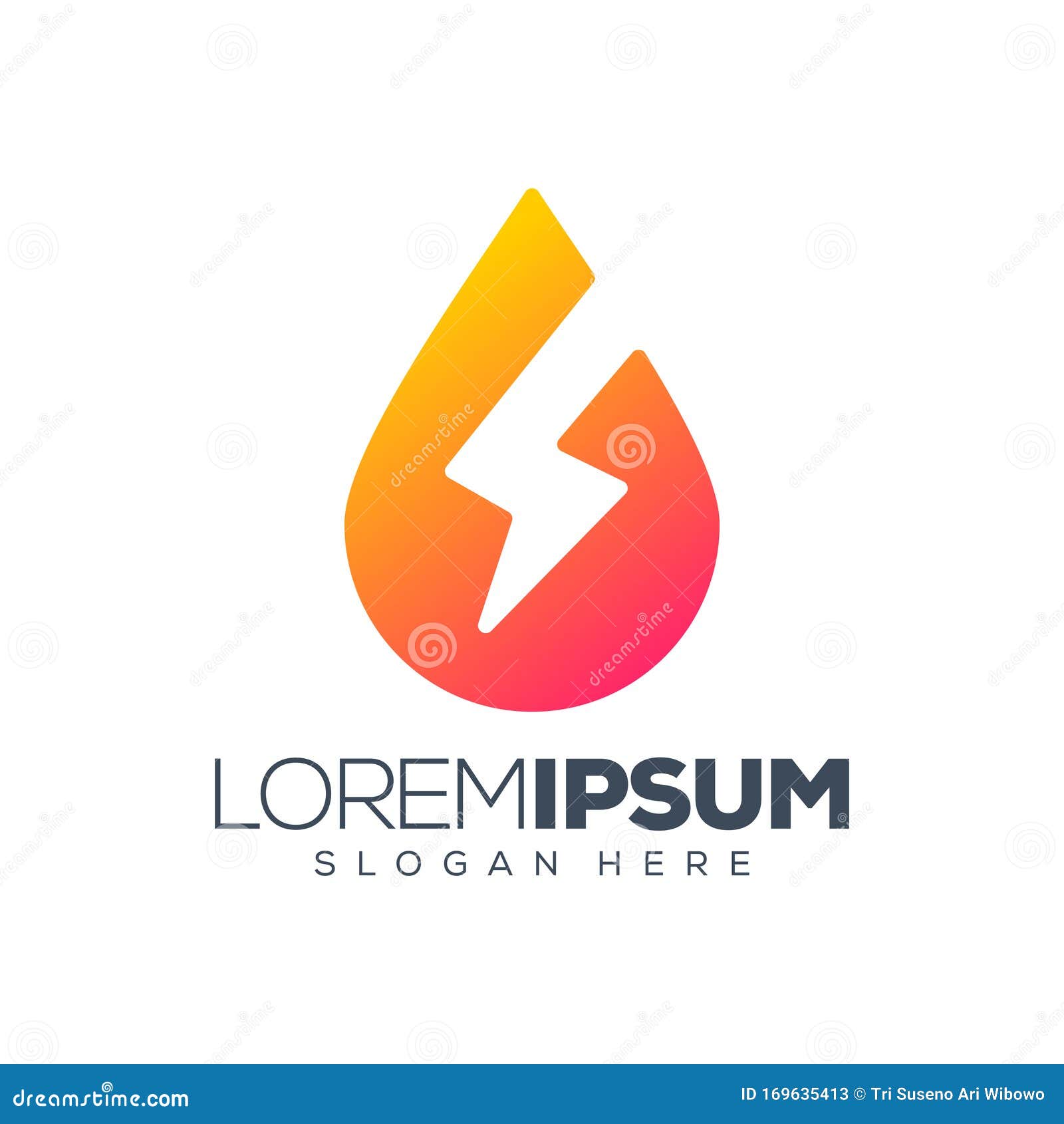 Energy Logo Design Vector Illustrations Stock Illustration ...