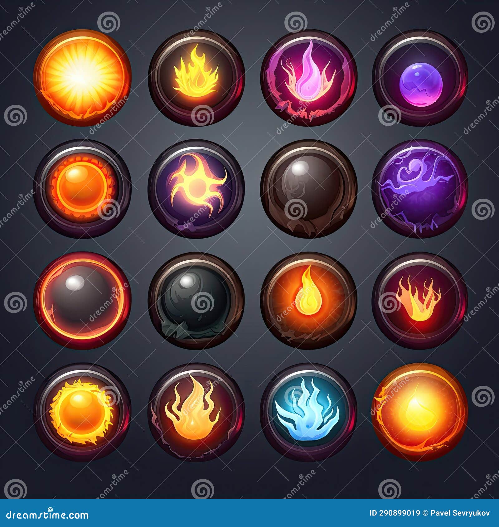 Energy Magic Sphere Game Ai Generated Stock Image - Image of circle ...