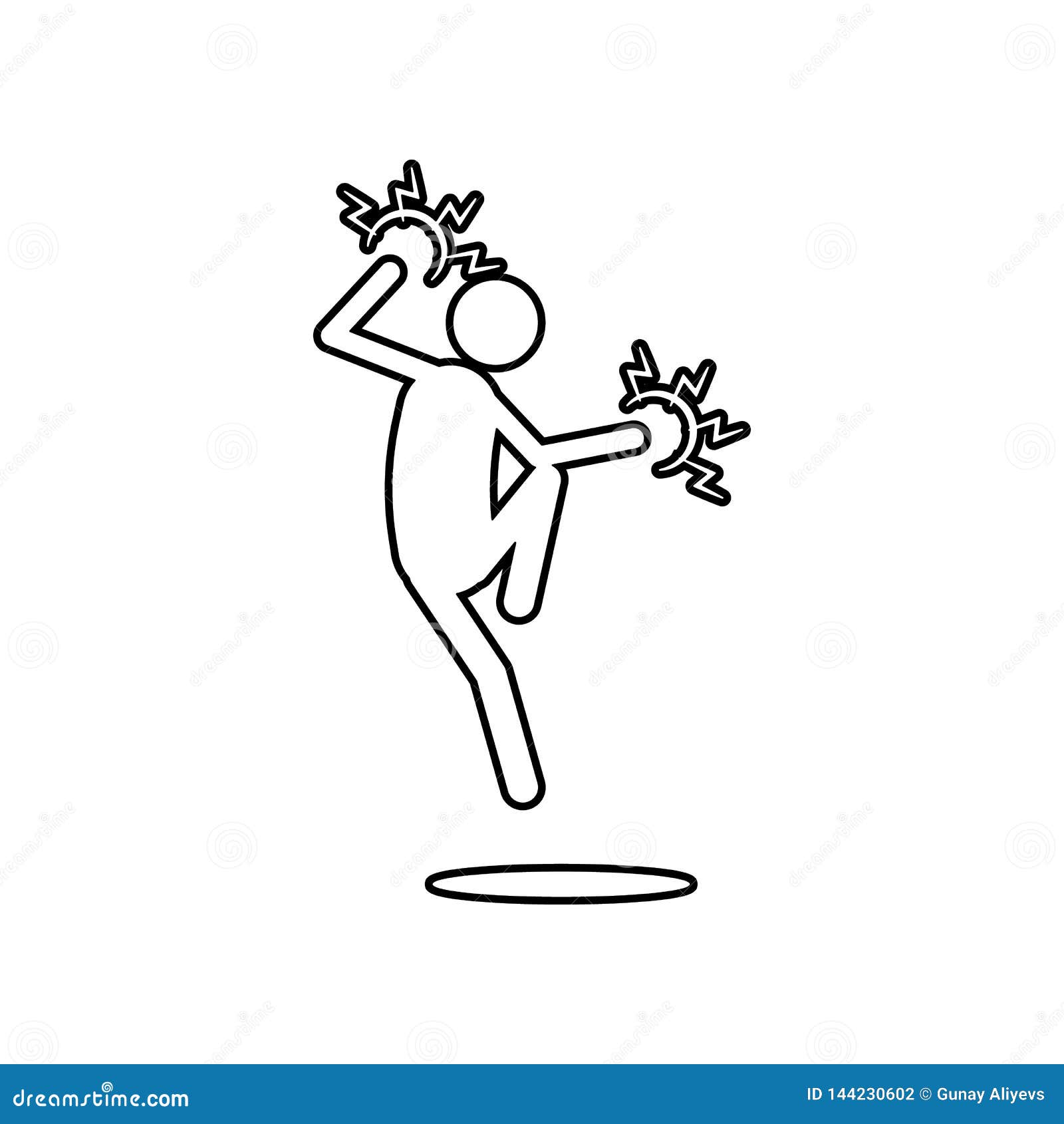 Energy Man Icon. Element of Hero for Mobile Concept and Web Apps Icon ...