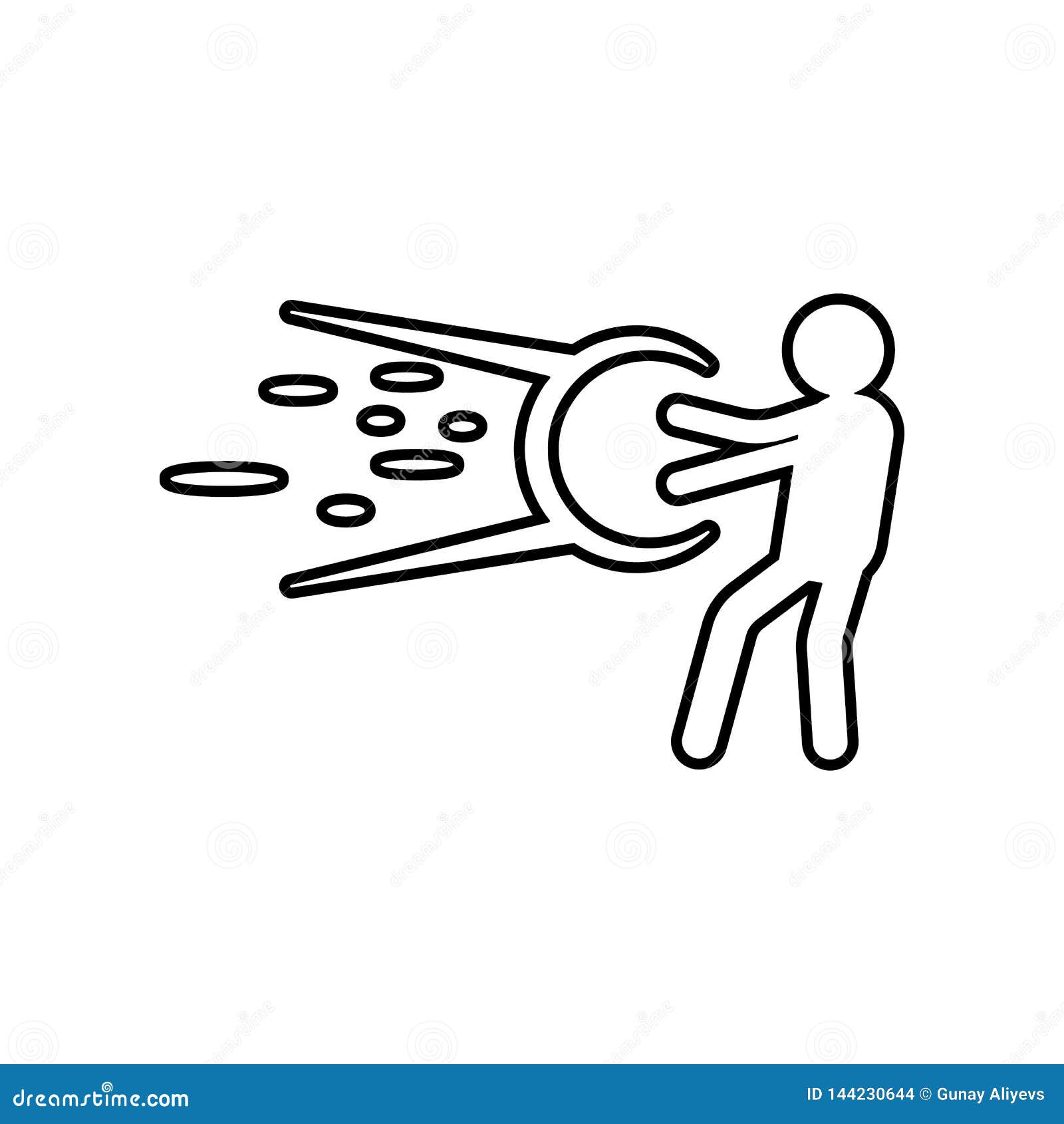 Energy Man Icon. Element of Hero for Mobile Concept and Web Apps Icon ...