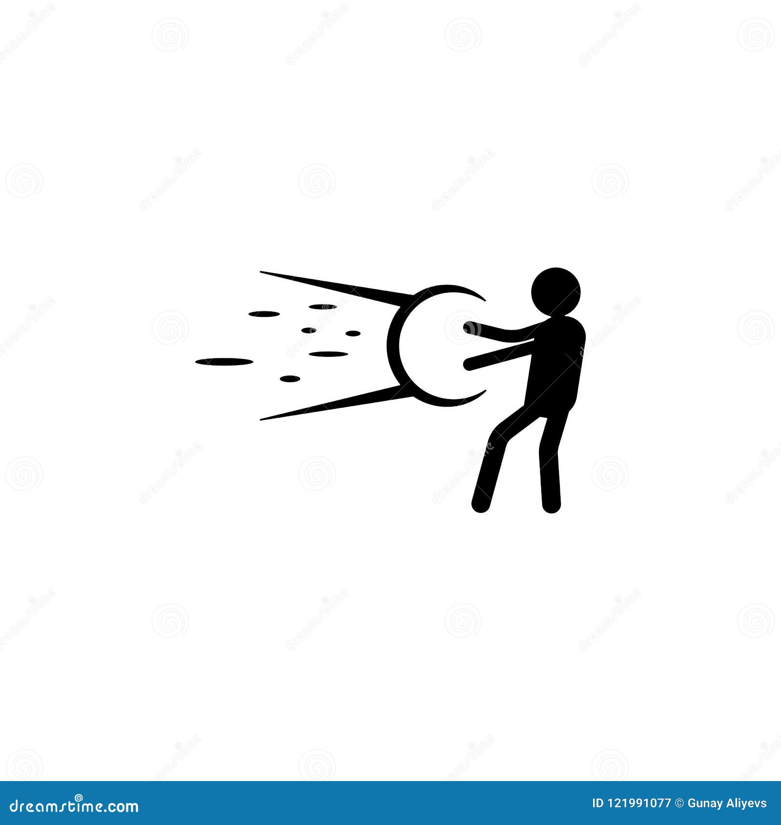 Energy Man Icon. Element of Super Hero Icon for Mobile Concept and Web ...