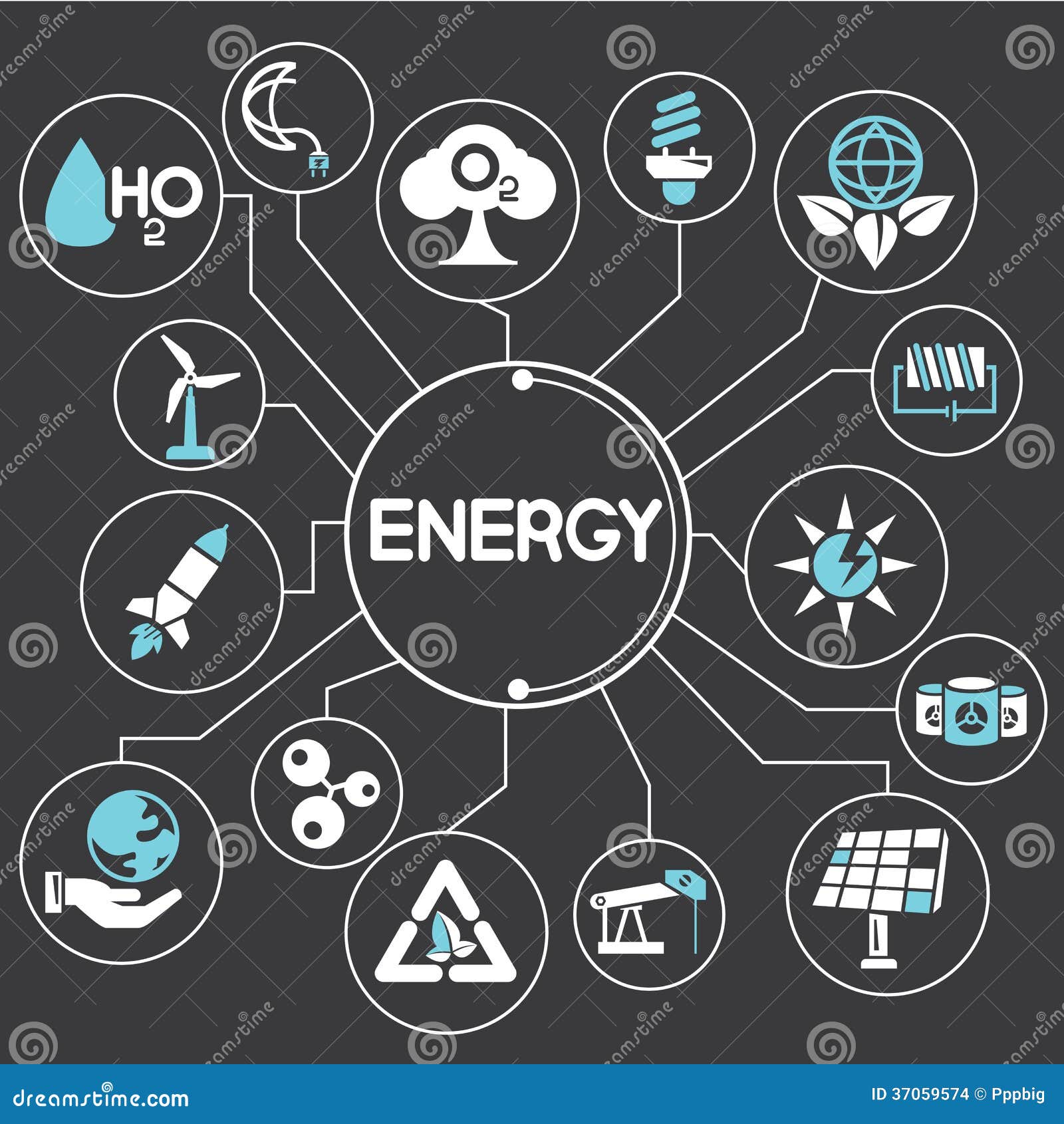 Energy management stock illustration. Illustration of information ...
