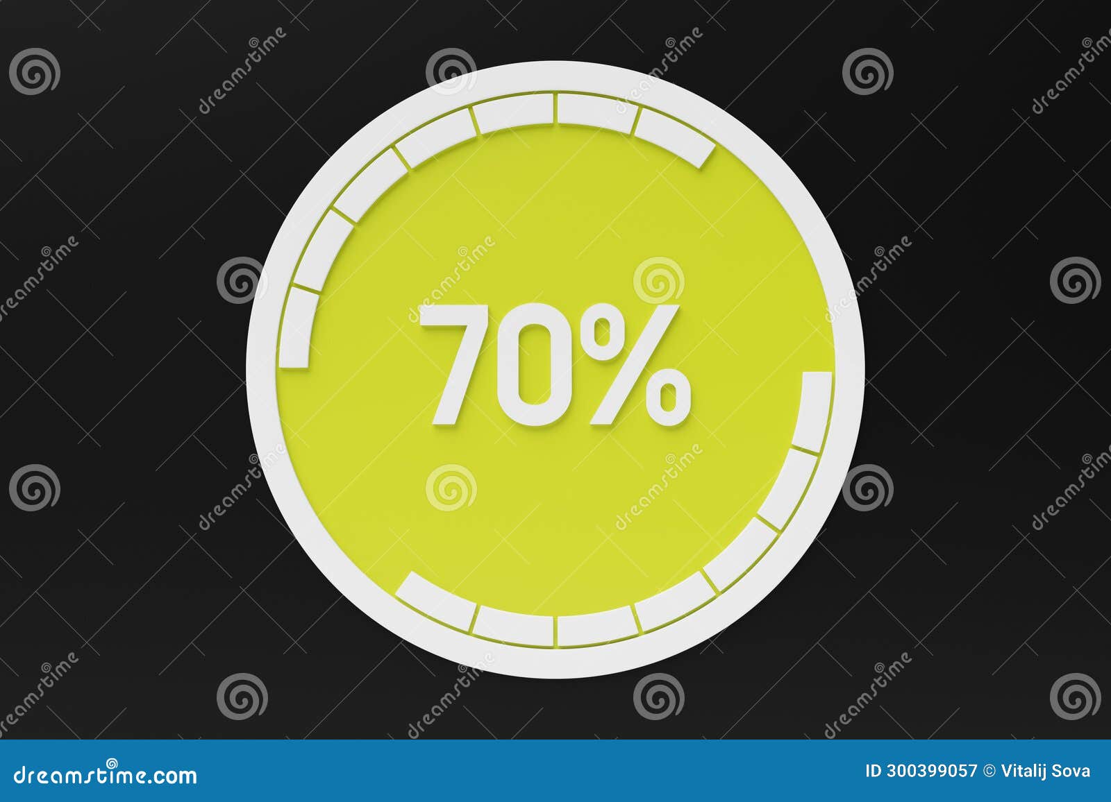 3d illustration stock illustration. Illustration of warning - 300399057
