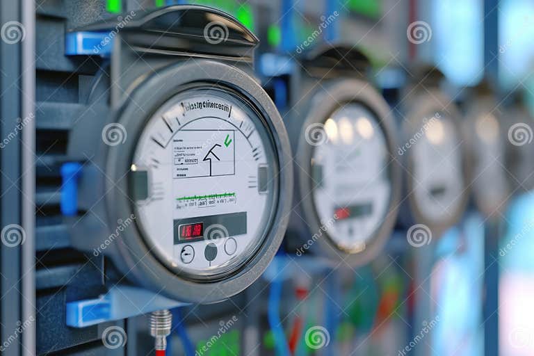 Digital Energy Meters Display Consumption Data in a Modern Utility ...