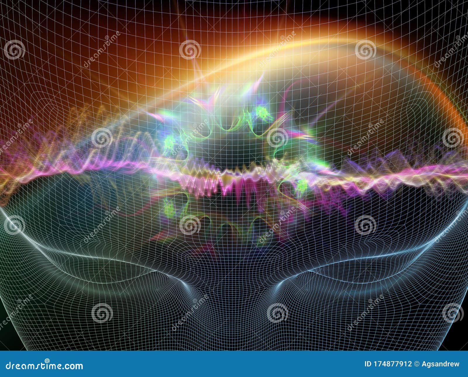 Energy of the Mind stock illustration. Illustration of motion - 174877912