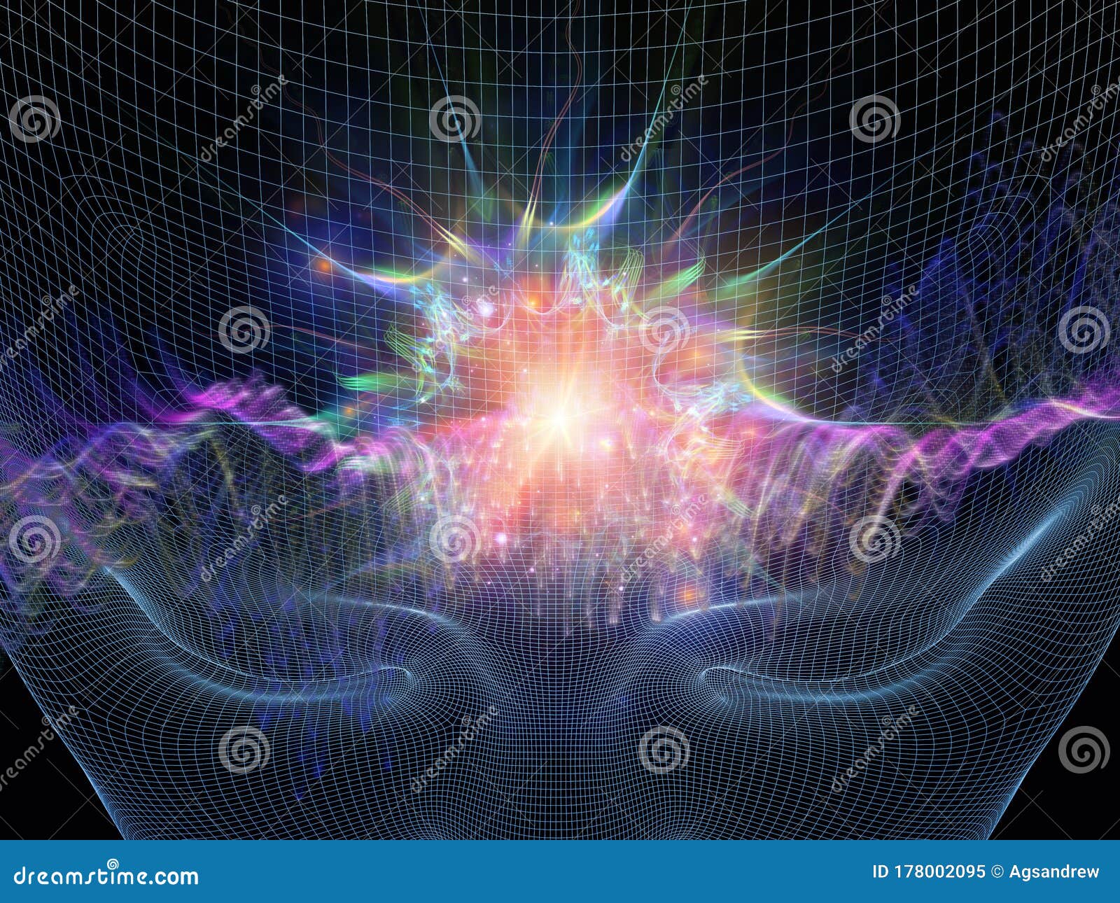 Energy of the Mind stock illustration. Illustration of intellect ...