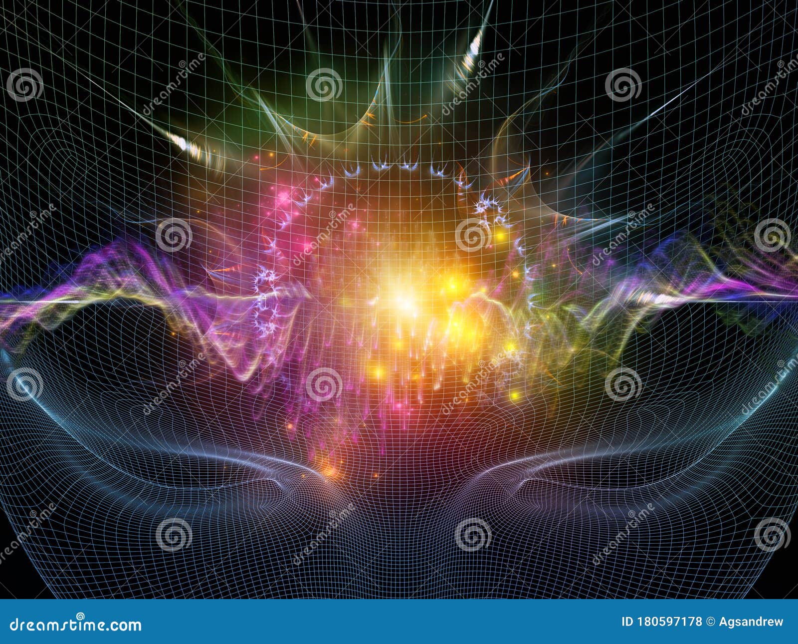 Energy of the Mind stock illustration. Illustration of psychology ...
