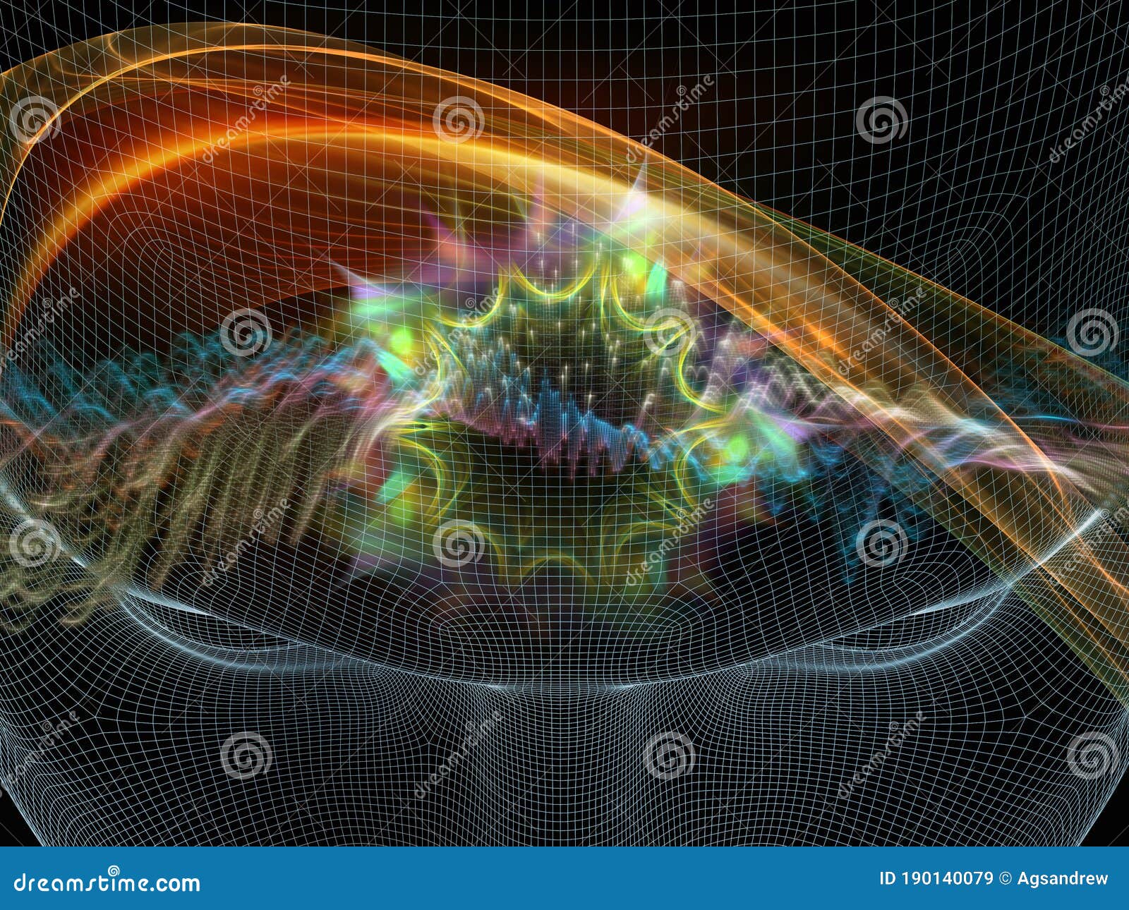 Energy of the Mind stock illustration. Illustration of intellect ...