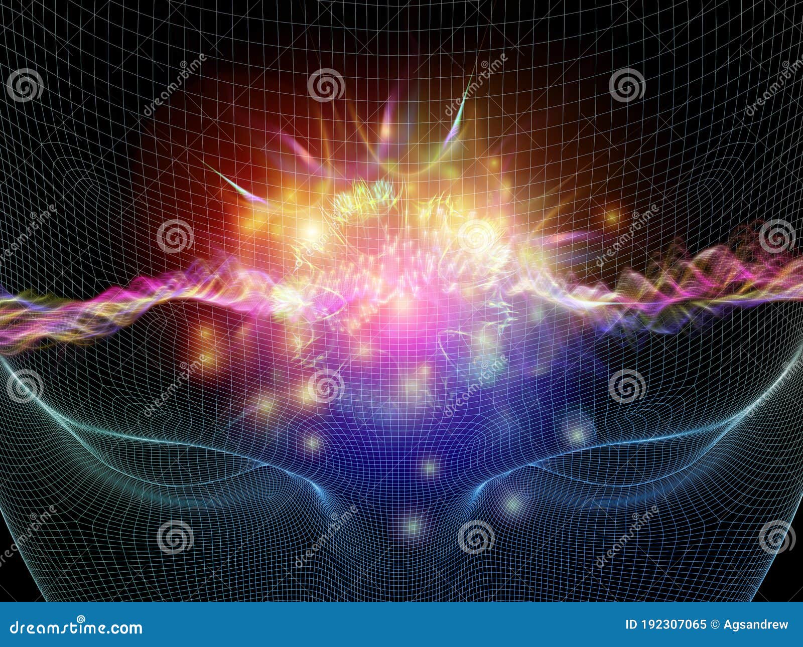 Energy of the Mind stock illustration. Illustration of concept - 192307065