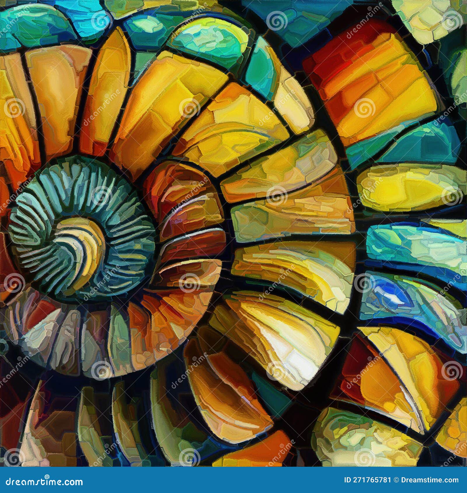 Energy of Nautilus stock illustration. Illustration of elegant - 271765781