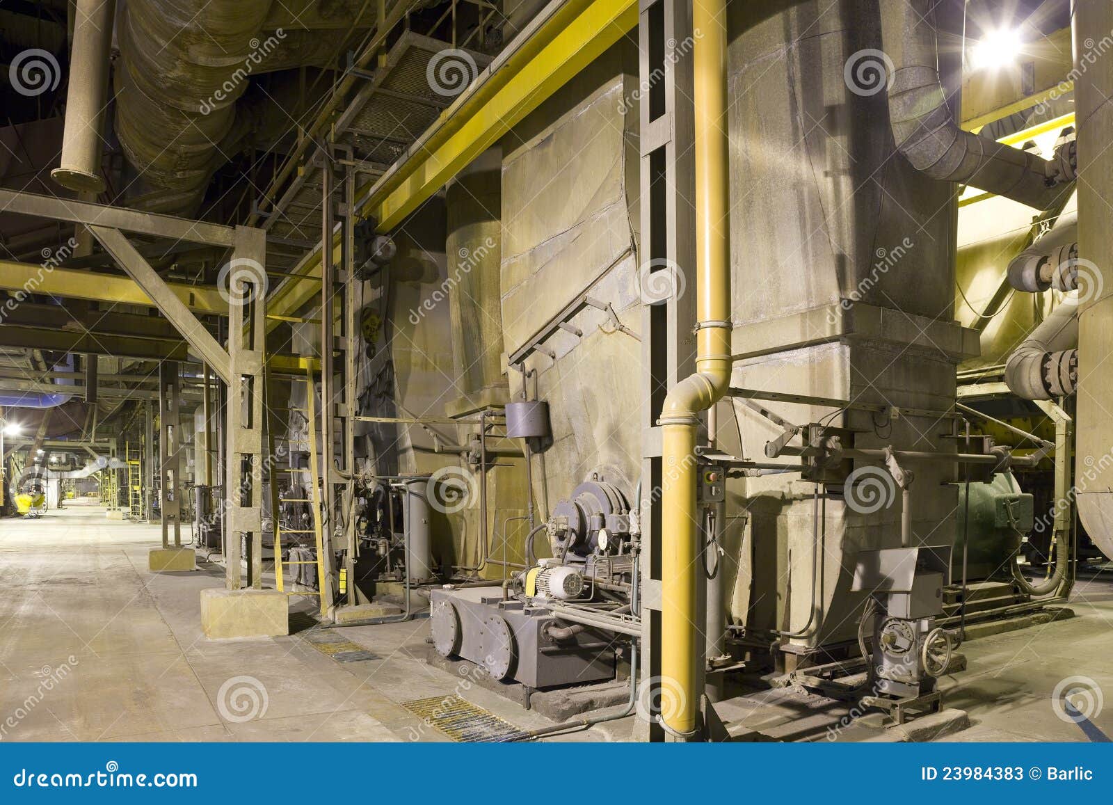 Energy plant interior stock image. Image of industries - 23984383