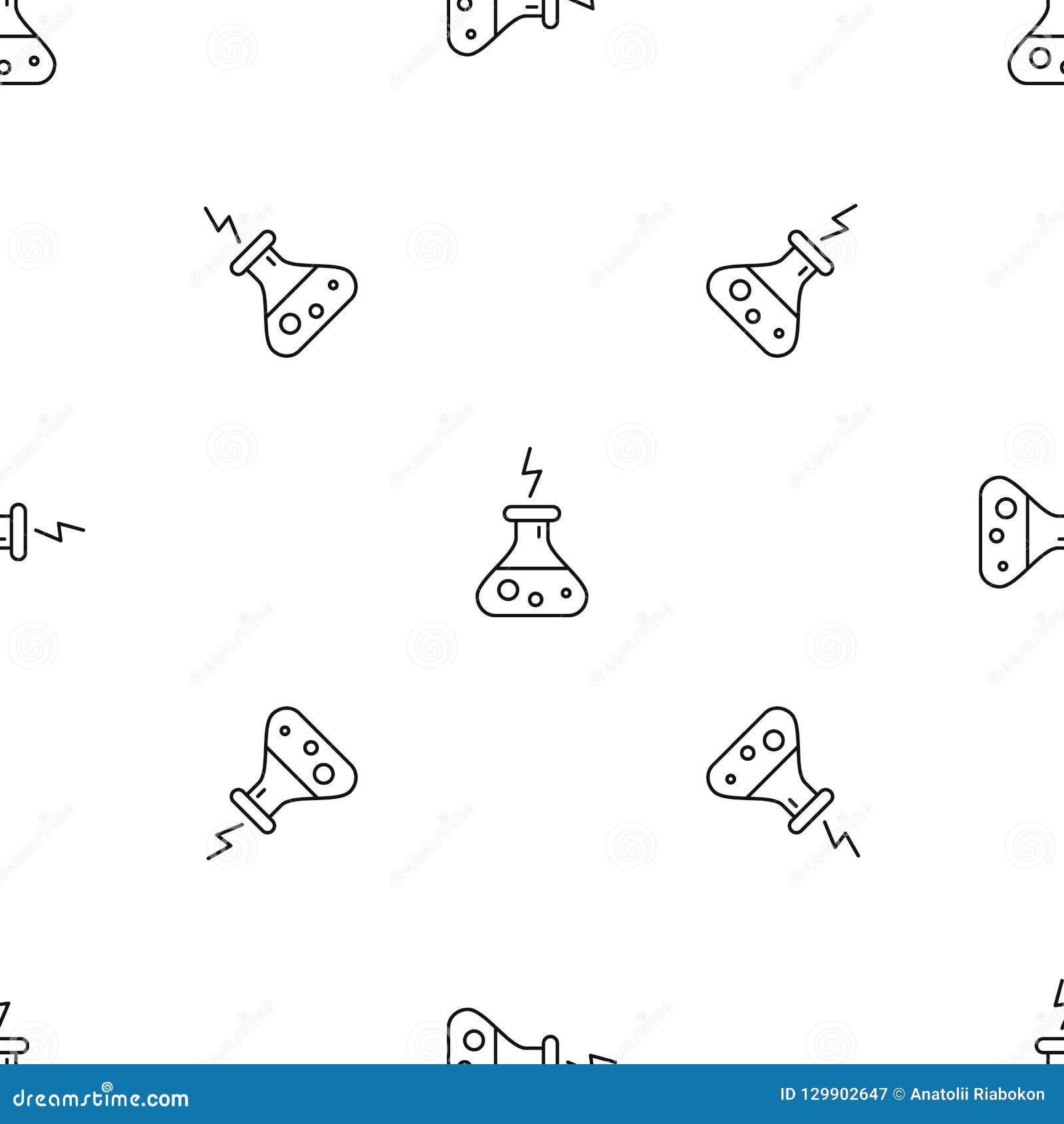 Energy Potion Pattern Seamless Vector Stock Vector - Illustration of ...