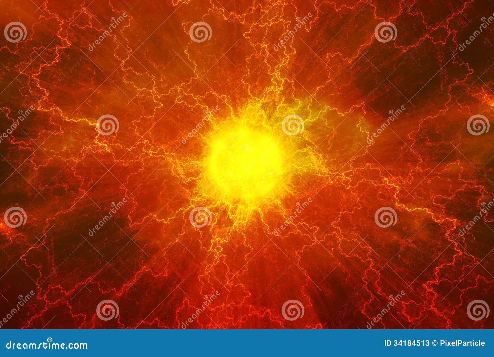 Energy power core stock illustration. Illustration of atom - 34184513