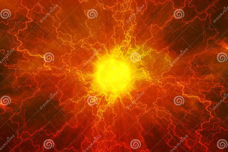Energy power core stock illustration. Illustration of atom - 34184513