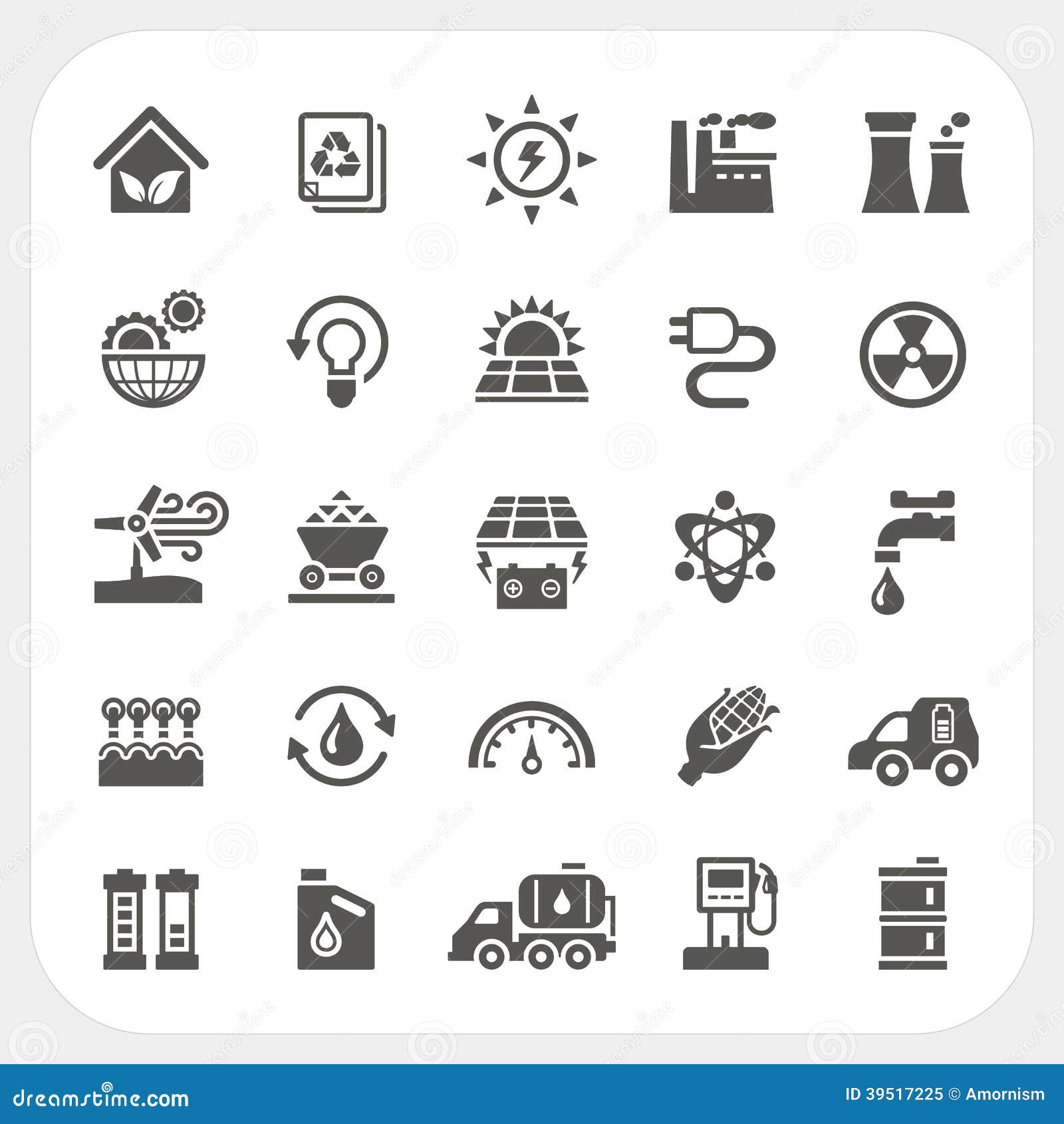 Power Icons. Start Engine Symbol. Push Arrow. Cartoon Vector ...
