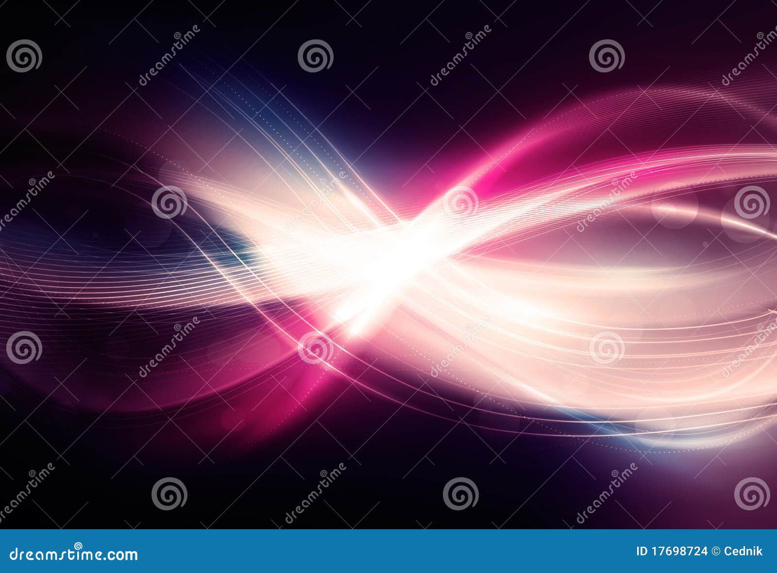 Energy Pulsing Flows Illustration Stock Illustration - Illustration of ...