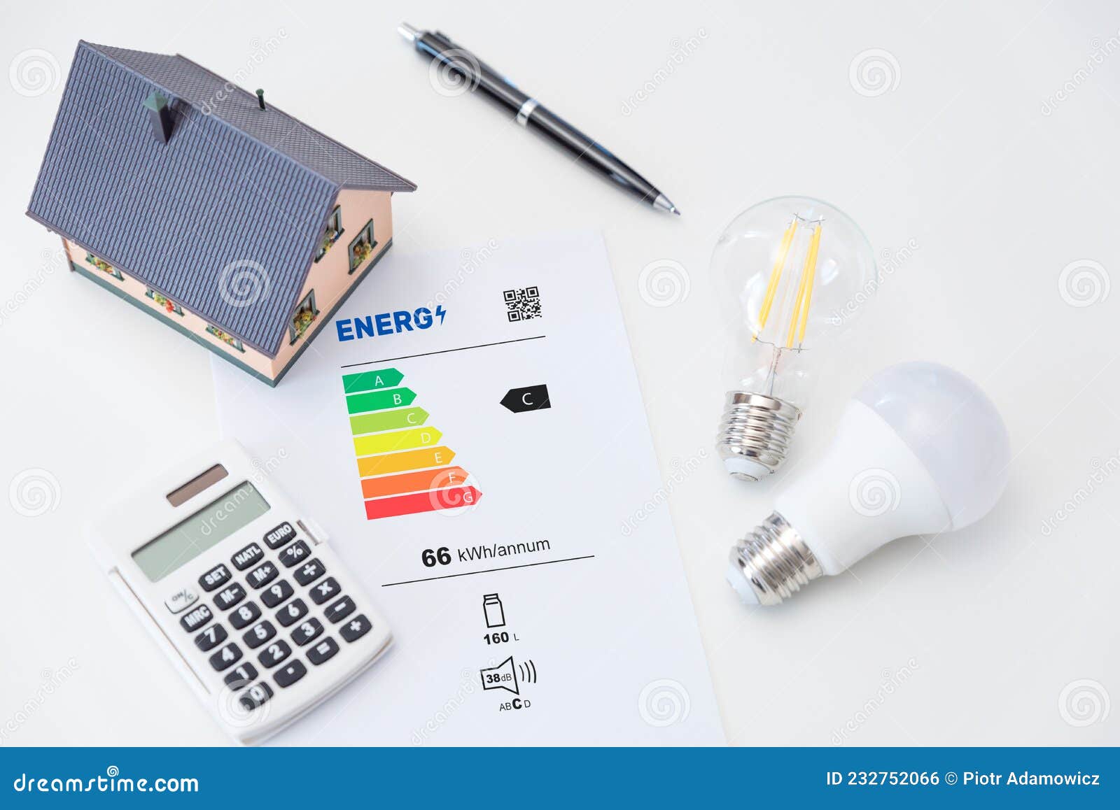 Energy Rating Chart, Energy Efficiency Stock Photo - Image of creative ...