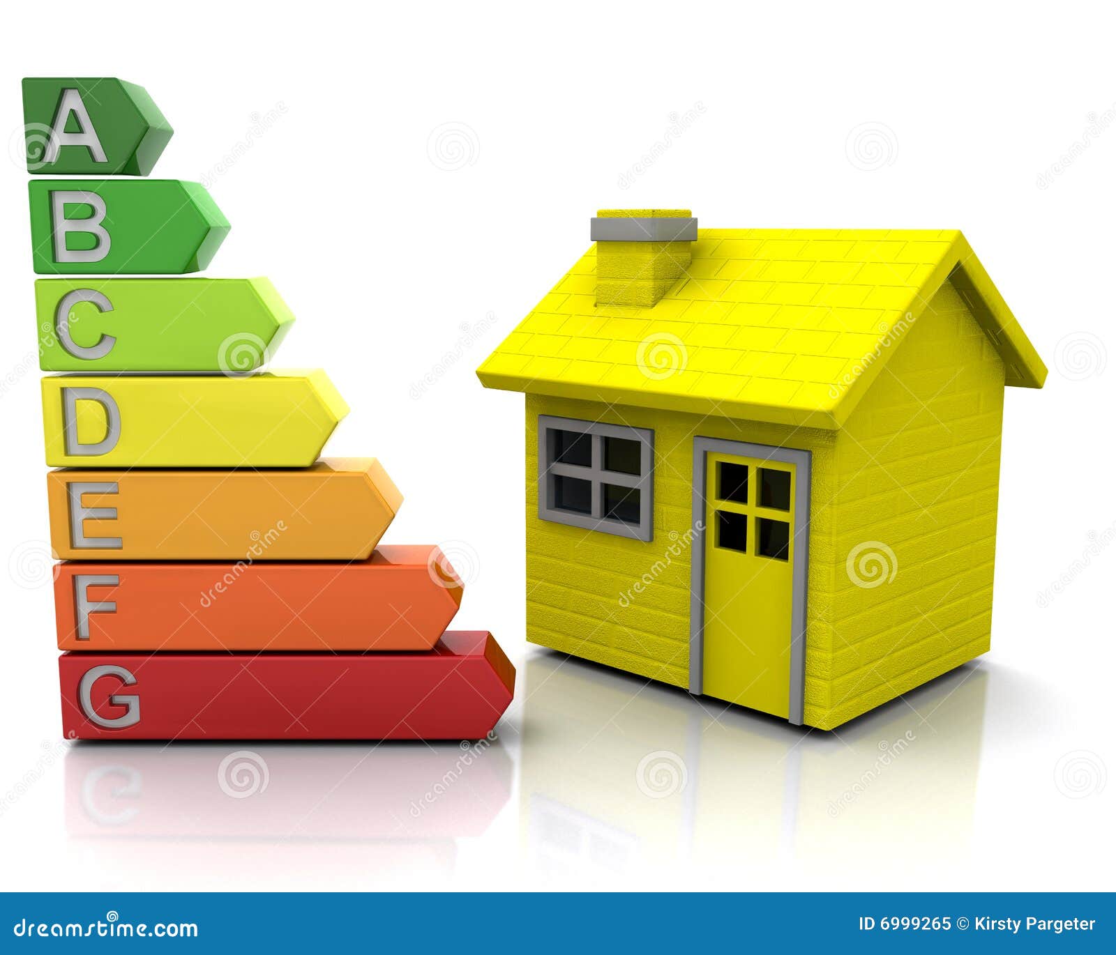 Energy ratings stock illustration. Illustration of cost - 6999265