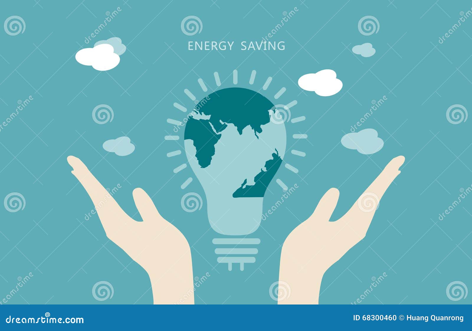 Energy saveing concept stock illustration. Illustration of friendly ...