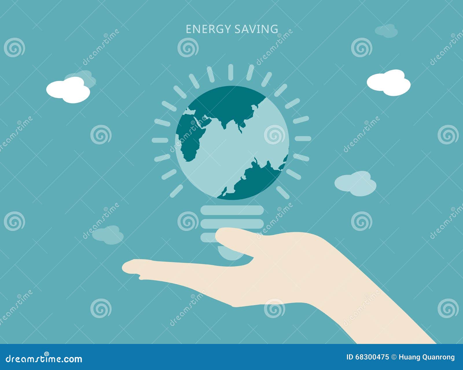 Energy saveing concept stock illustration. Illustration of background ...