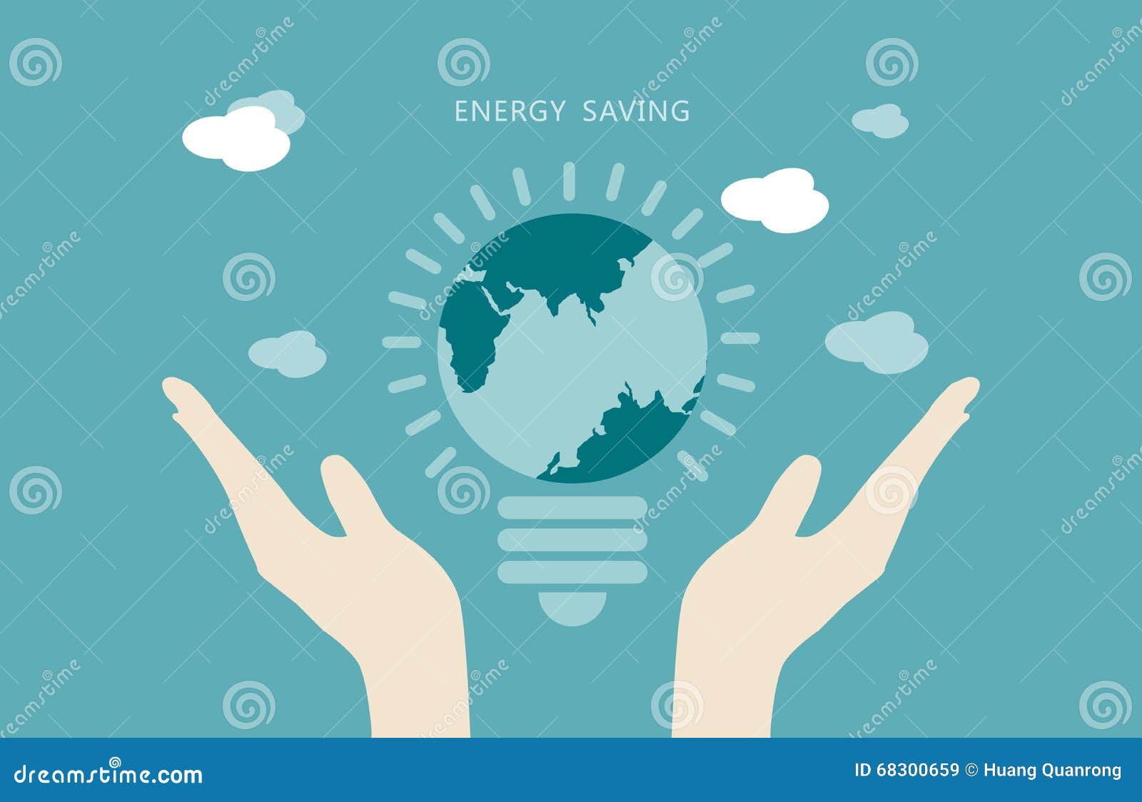 Energy saveing concept stock illustration. Illustration of concept ...