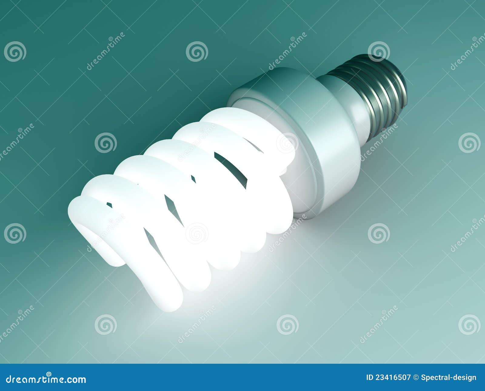 Energy Saver Light Bulb stock illustration. Illustration of kilowatt ...