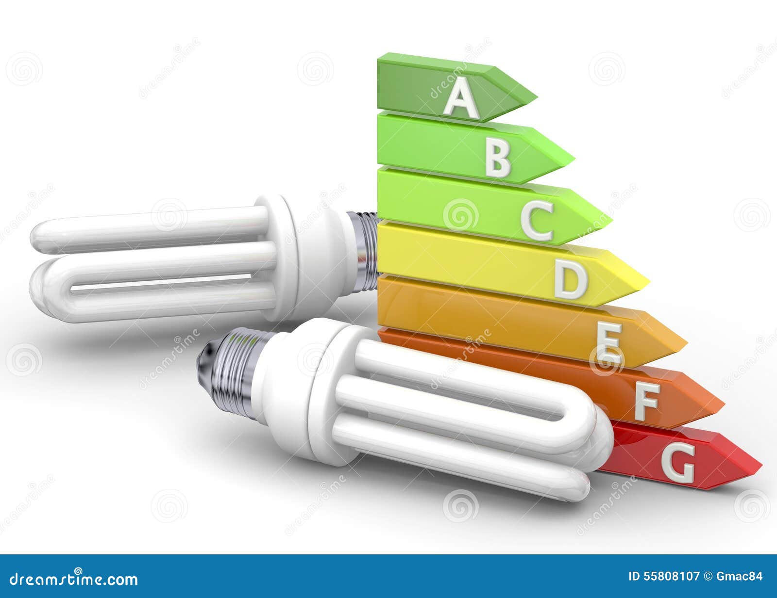Energy Saving - 3D stock illustration. Illustration of icon - 55808107