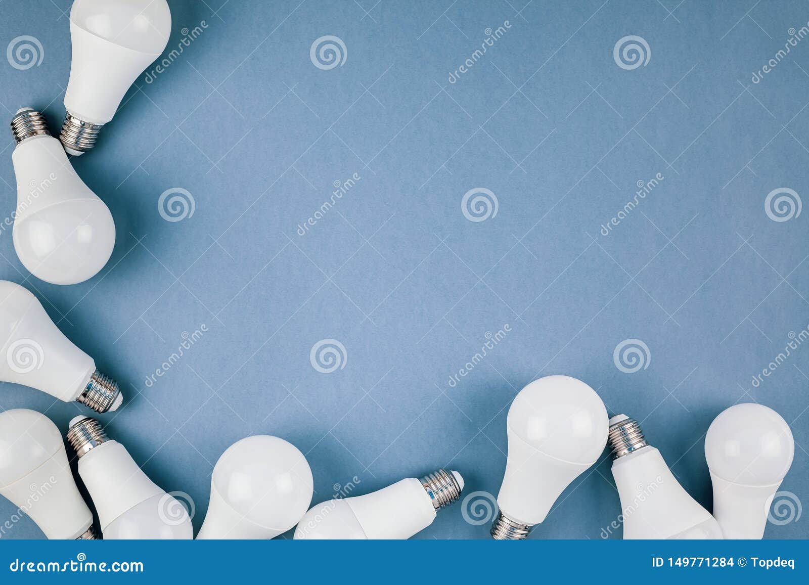 Energy Saving and Eco Friendly LED Light Bulbs Stock Photo - Image of ...