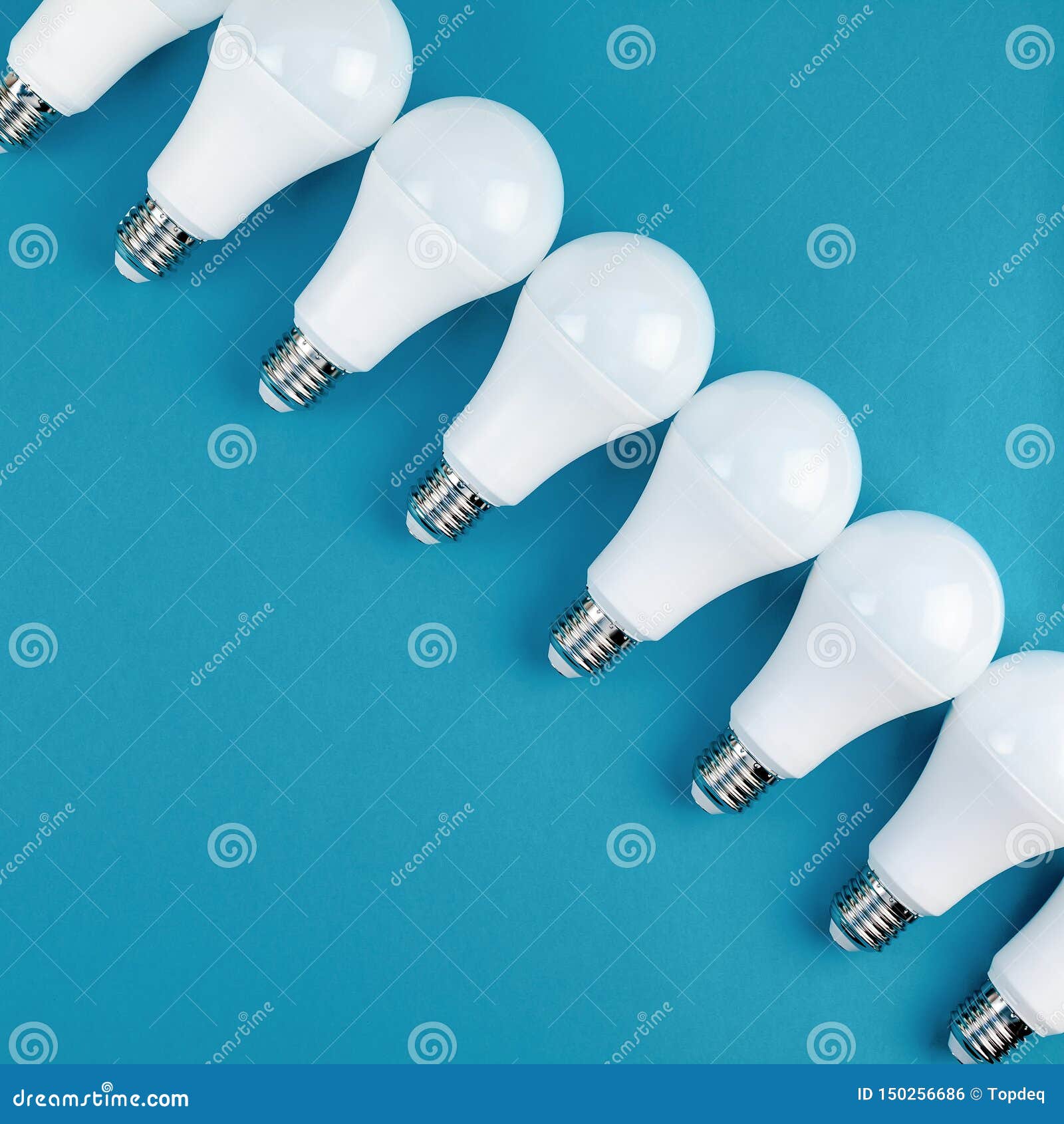 Energy Saving and Eco Friendly LED Light Bulbs Stock Photo - Image of ...