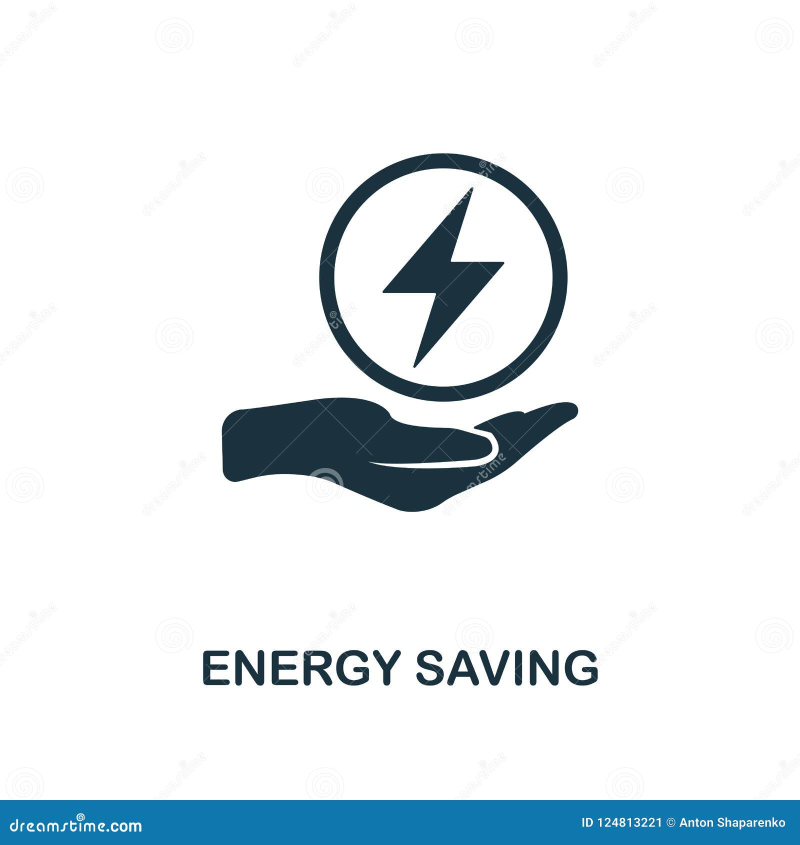 Energy Saving Icon. Monochrome Style Design From Power And Energy Icon ... Energy Saving Icon. Monochrome Style Design From Power And Energy Icon ...