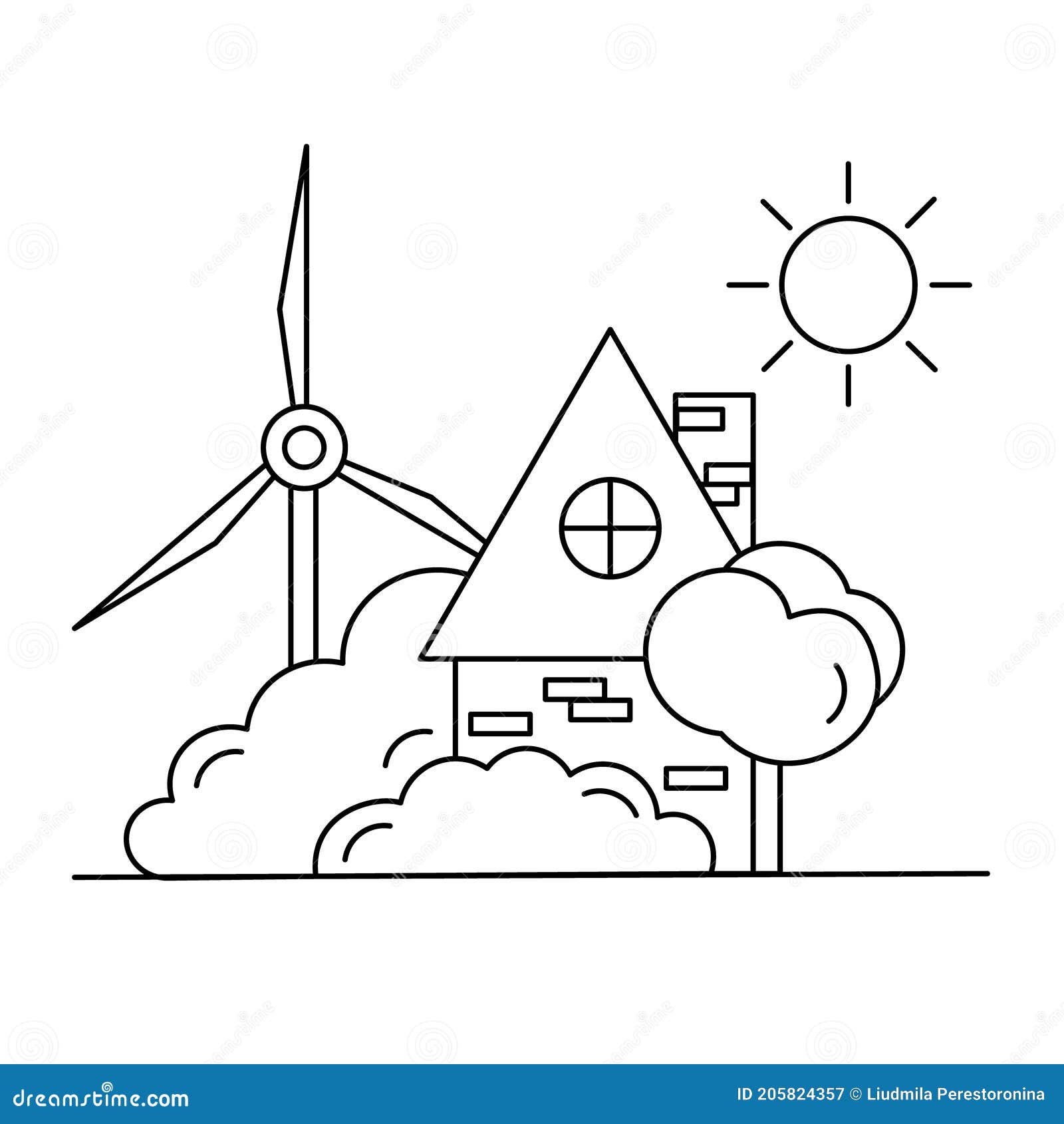 Energy Saving Innovations. Rational Use of Resources. Stock Vector ...