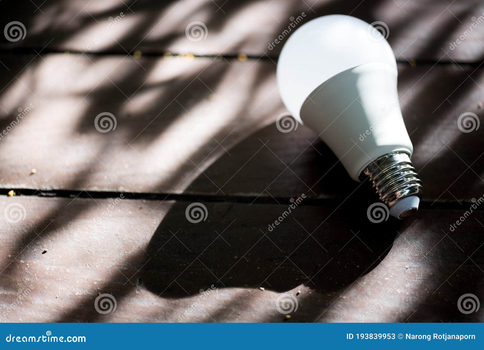 Energy Saving LED BULB ECO with the Environment Stock Image - Image of ...