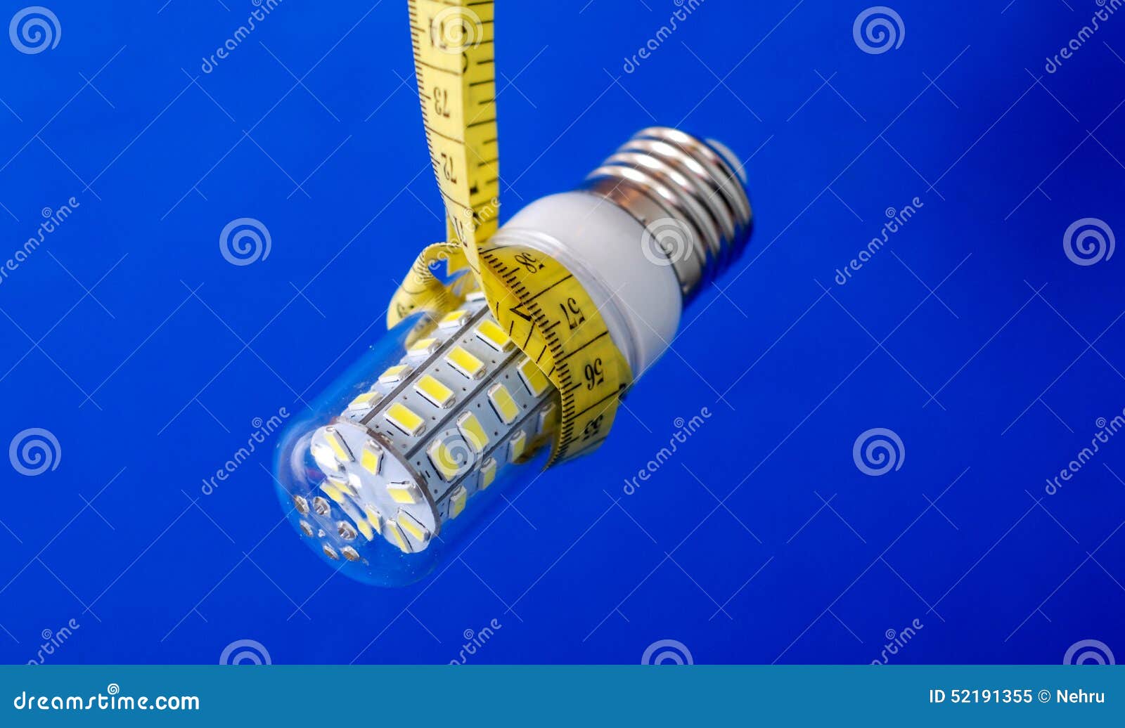 Energy Saving LED Light Bulb Stock Image - Image of conservation ...