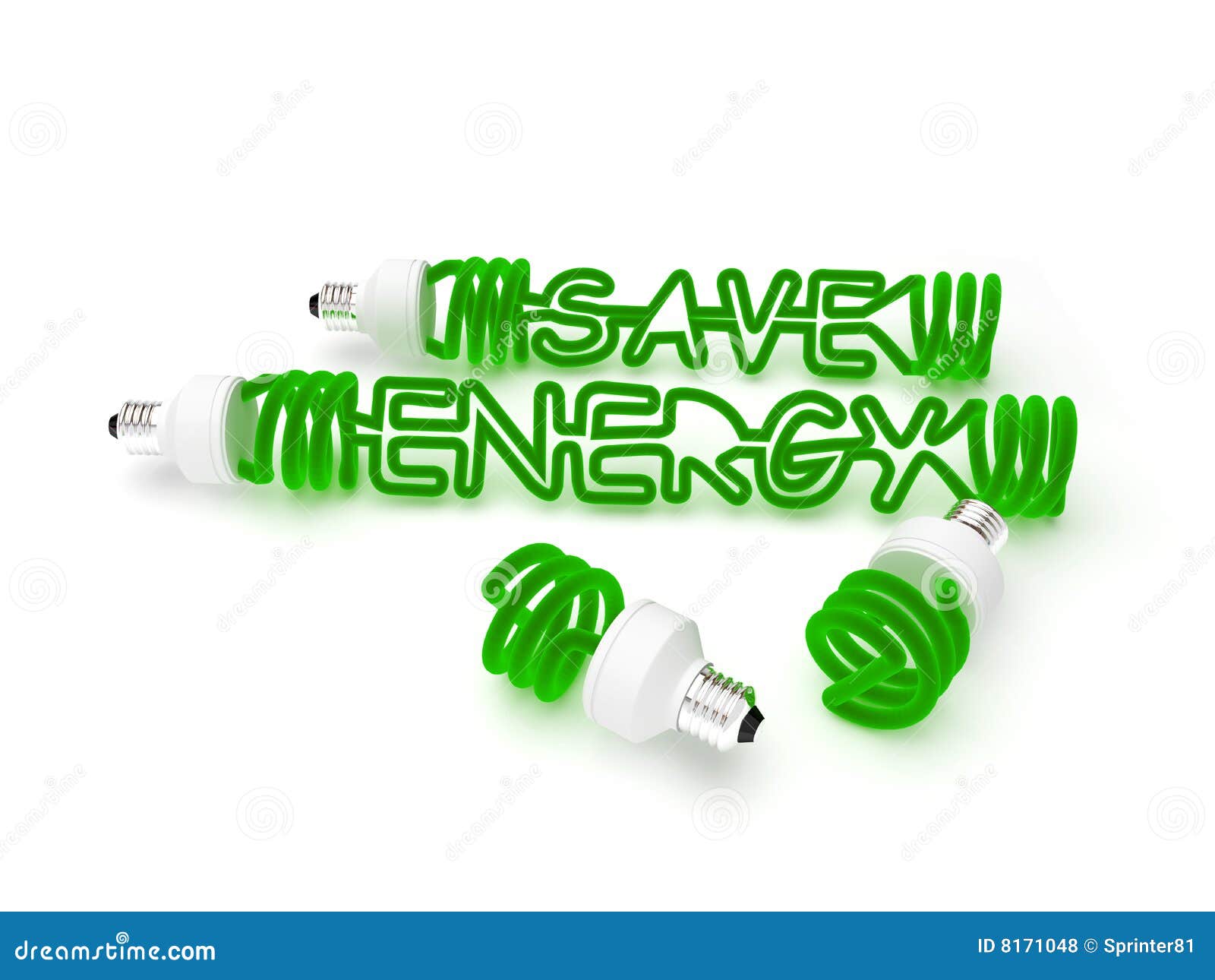 Energy saving light stock illustration. Illustration of concept - 8171048