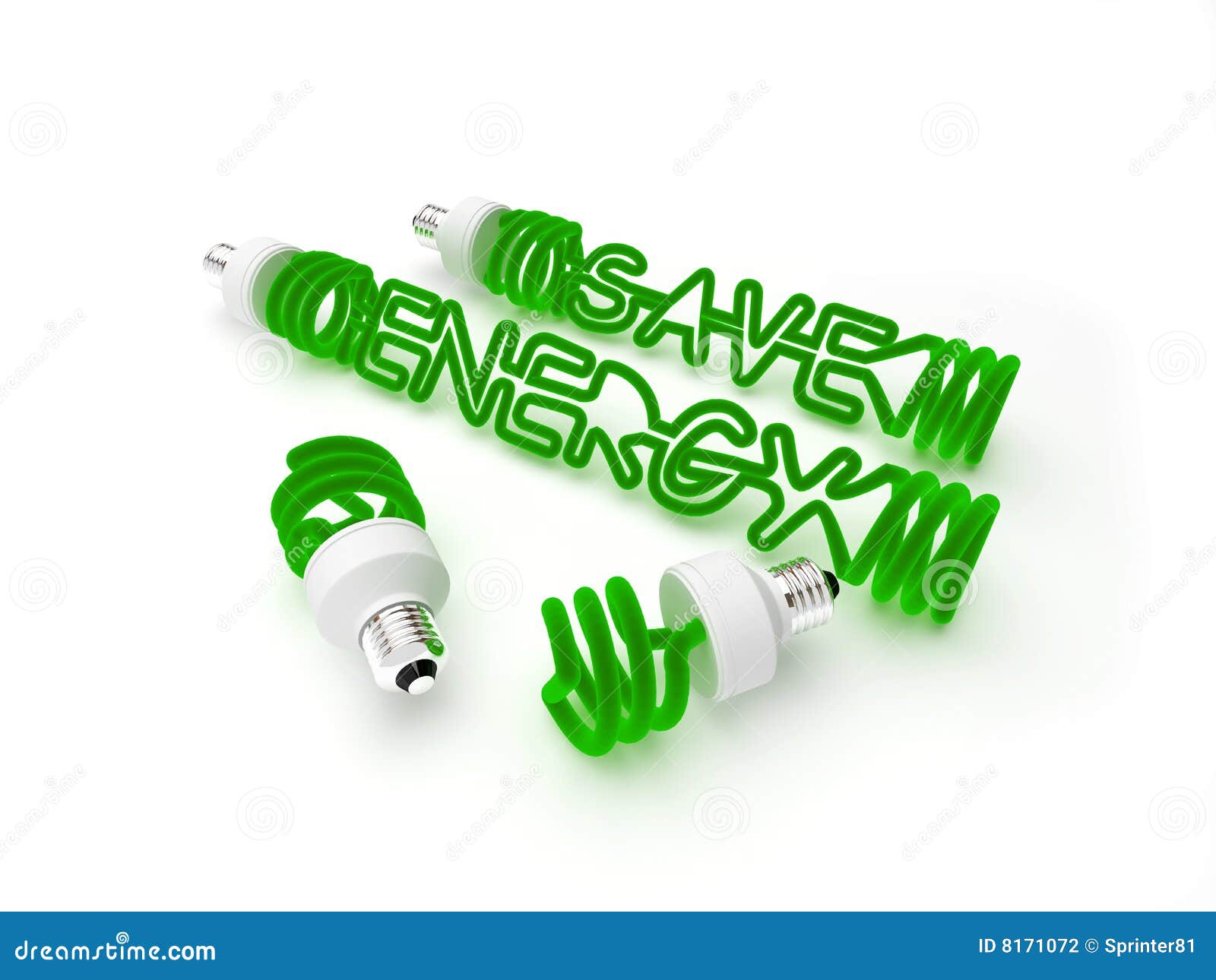 Energy saving light stock illustration. Illustration of inspiration ...