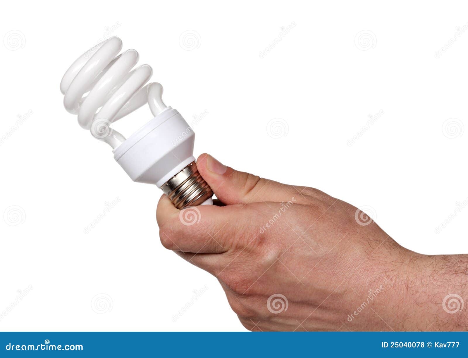 Energy Saving Light Bulb in Hand Stock Photo - Image of sustainability ...