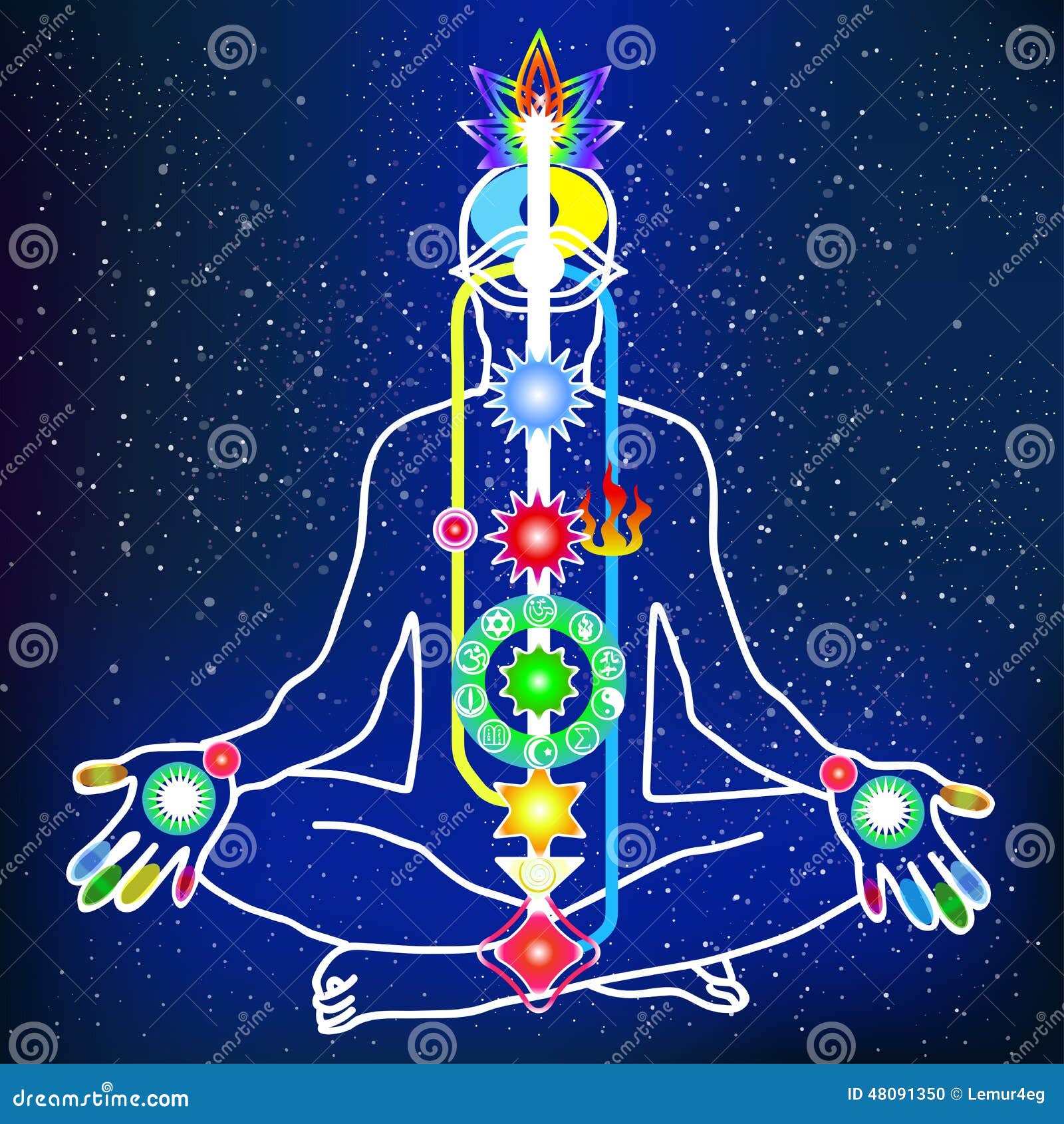 Man - Energy Body - Aura Stock Photography | CartoonDealer.com #22335080