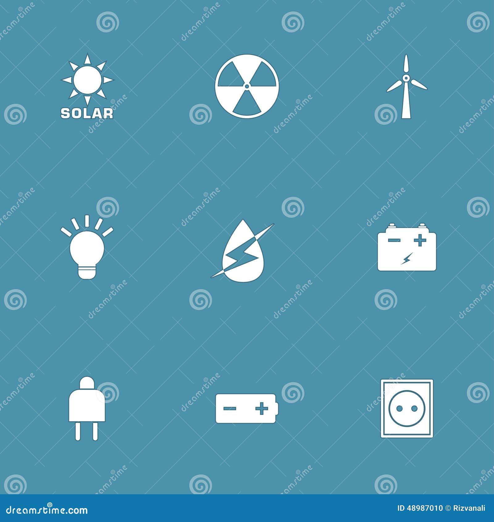 Energy Sign and Symbol Vector Icon Stock Illustration - Illustration of ...