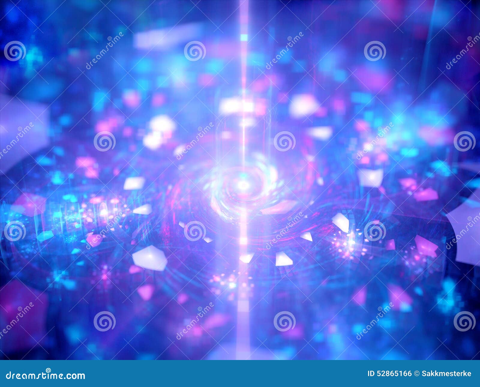 Energy Source with Magical Particles Stock Illustration - Illustration ...
