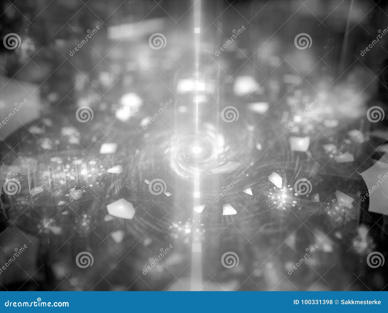 Energy Source with Magical Particles Texture Stock Illustration ...