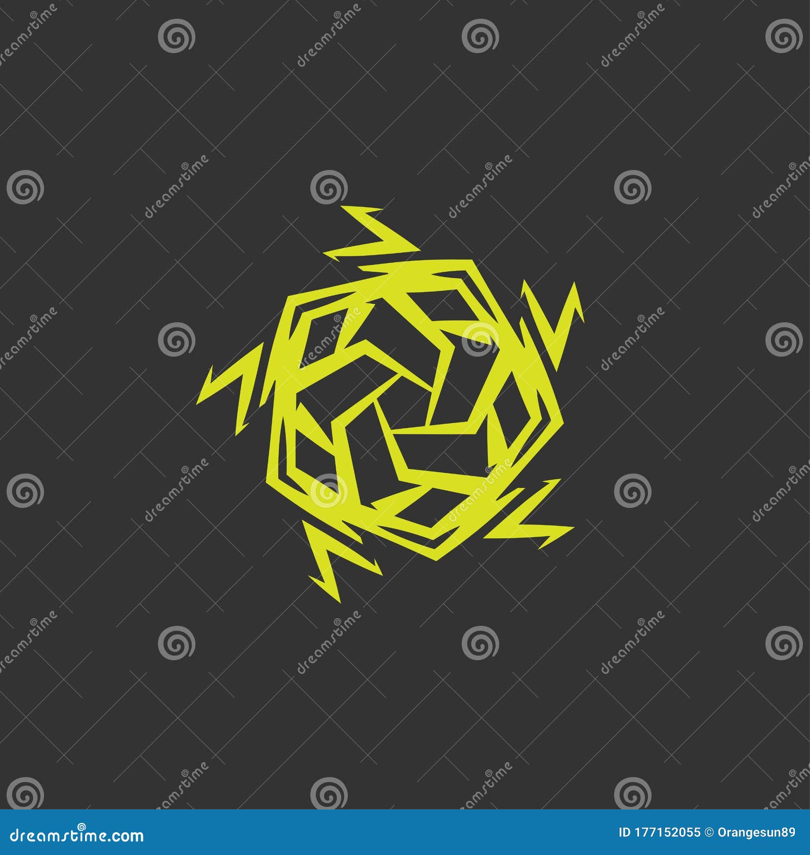 Energy Star Green Acid Logo Stock Vector - Illustration of star, energy ...