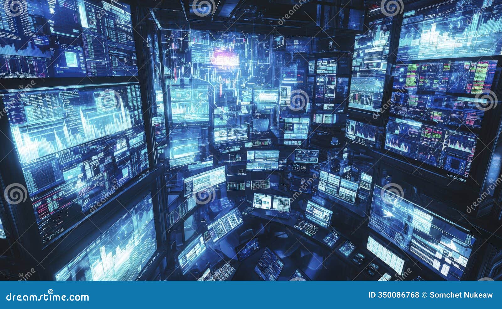 Energy Stock Market Trading Visuals Data Hub Interactive Environment ...