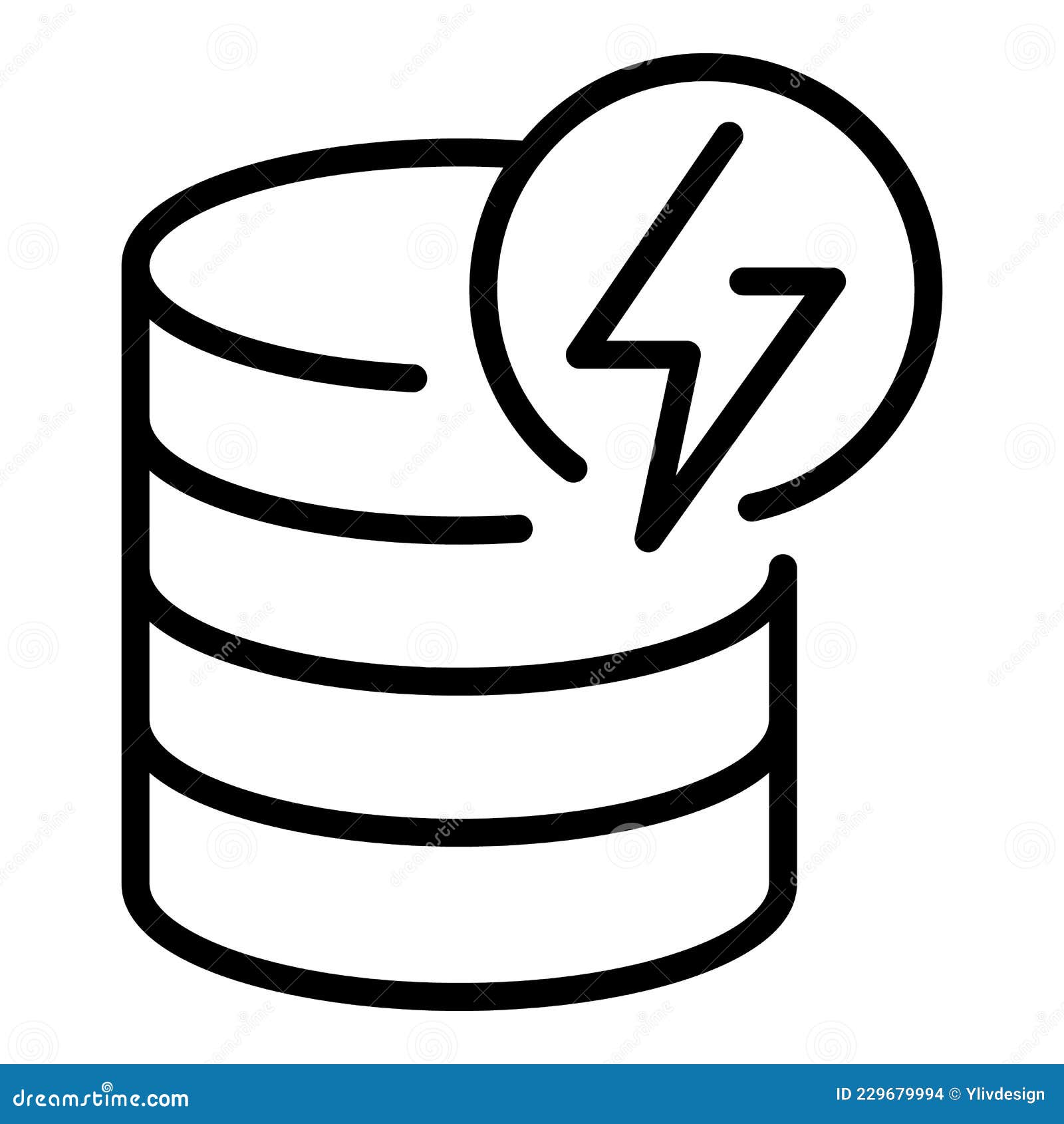 Energy Storage Icon Outline Vector. Battery System Stock Vector ...