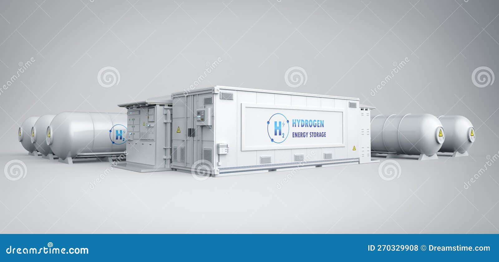 Energy Storage System or Battery Container Unit with Hydrogen Power ...